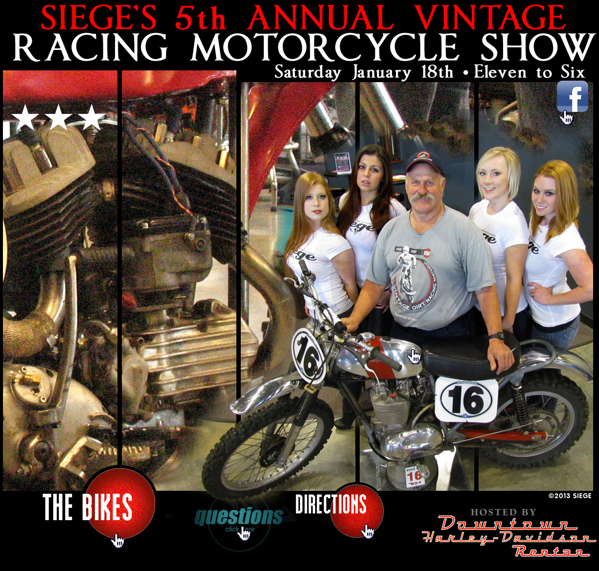2013 SIEGE VINTAGE MOTORCYCLE SHOW